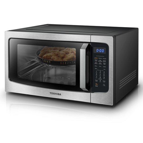 TOSHIBA 4-in-1 ML-EC42P(SS) Countertop Microwave Oven Review: Healthy Frying, Even Cooking, and ...